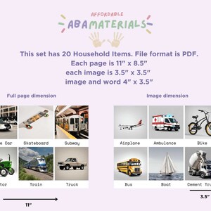 20 Printable Vehicle Flashcards With Words - Perfect for Toddler and ...