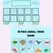 Adorable Ocean Animal Token Board for Kids - Printable Behavior Reward ...