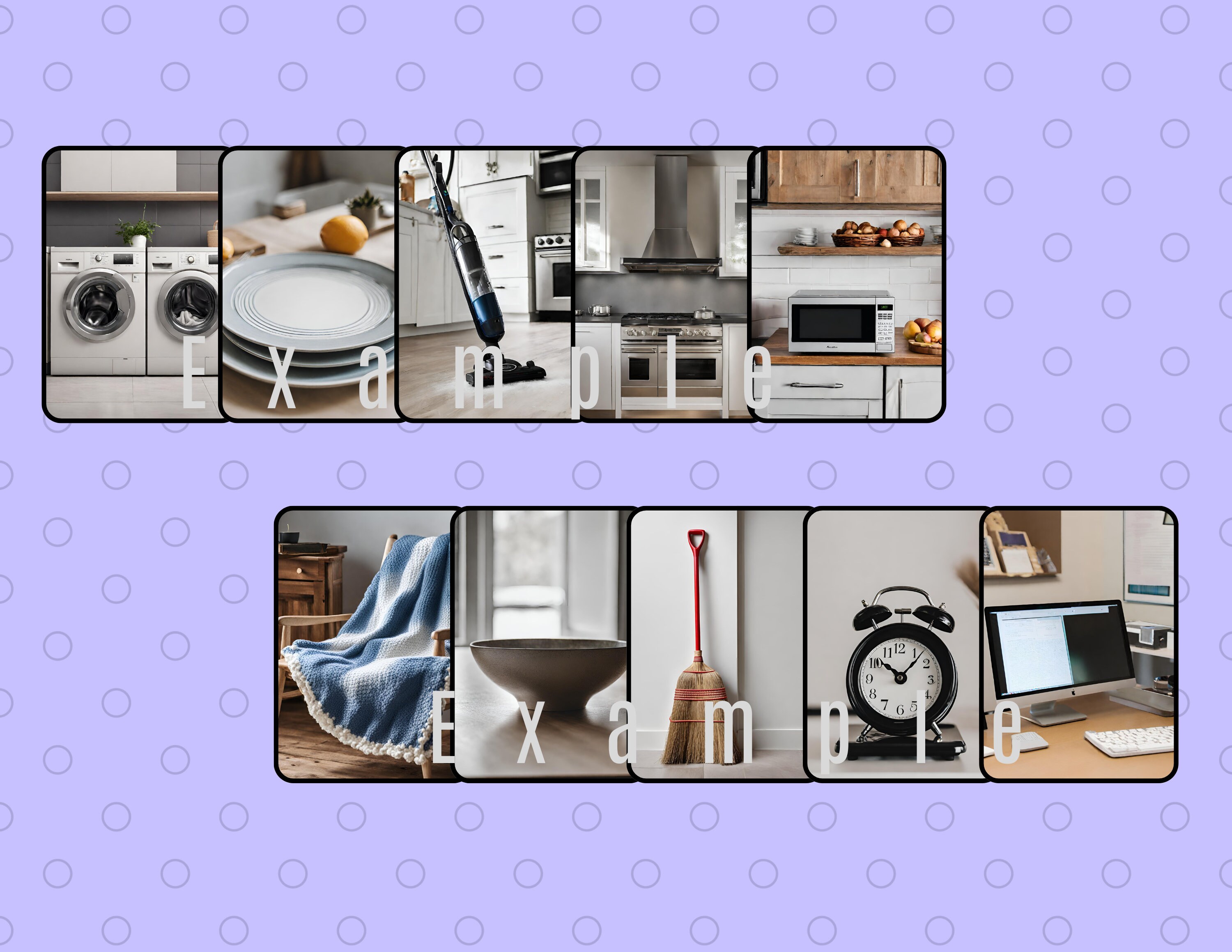 Household Item Printable Flashcards 20 Children Flashcards, Preschool ...