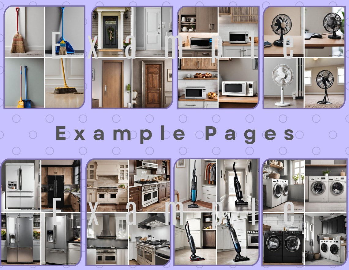 Around the House Printable Flashcards 20 Children Flashcards, Print at ...