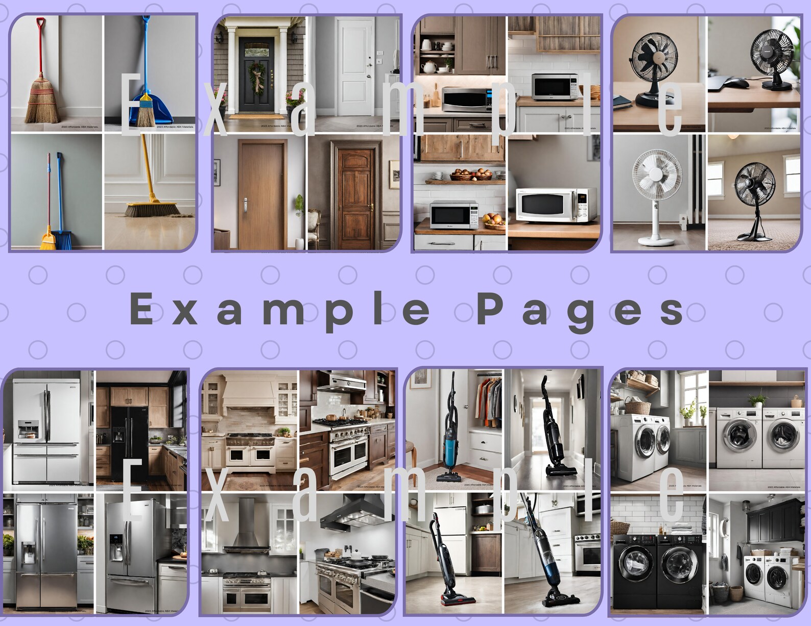 Around the House Printable Flashcards- 20 Children Flashcards, Print at ...