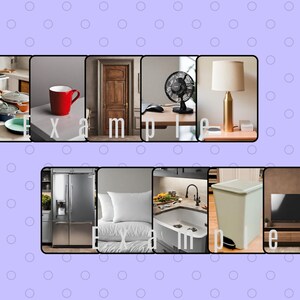 Household Item Printable Flashcards- 20 Children Flashcards, Preschool ...