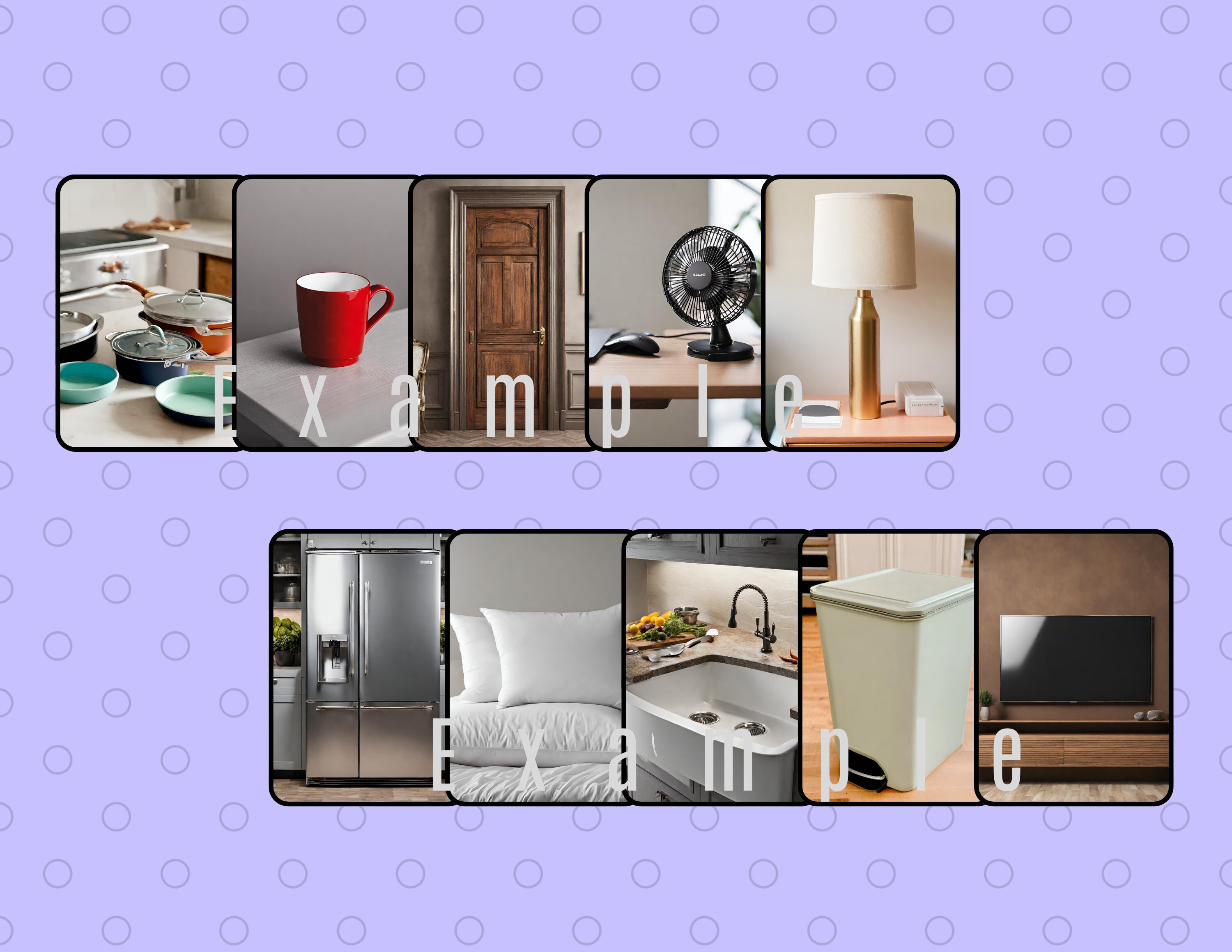 Household Item Printable Flashcards 20 Children Flashcards, Preschool ...