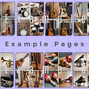 Musical Instrument Printable Flashcards- 20 Picture Cards of ...
