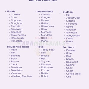 Category Printable Flashcard Bundle: Things That Go Together Set With ...