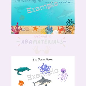 Ocean Themed Token Board, Token Economy Token System Reward Board ...