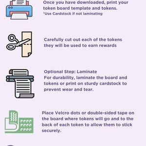 Ocean Themed Token Board, Token Economy Token System Reward Board ...