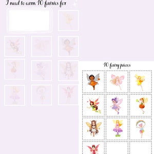 Fairy Themed Token Board, Token Economy Token System Reward Board ...