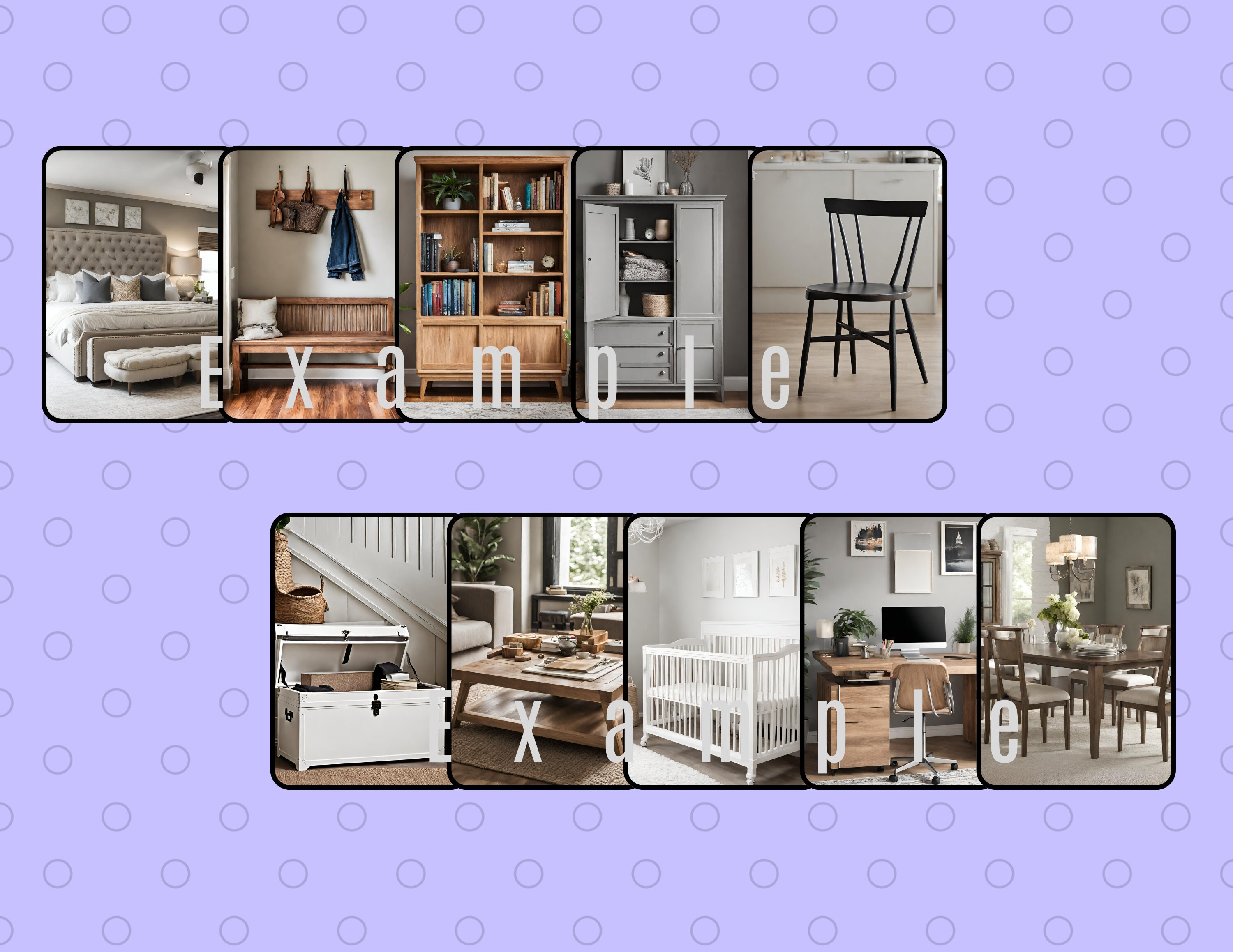 Furniture Flashcards - 20 Printable Furniture Flashcards for Kids Flash ...