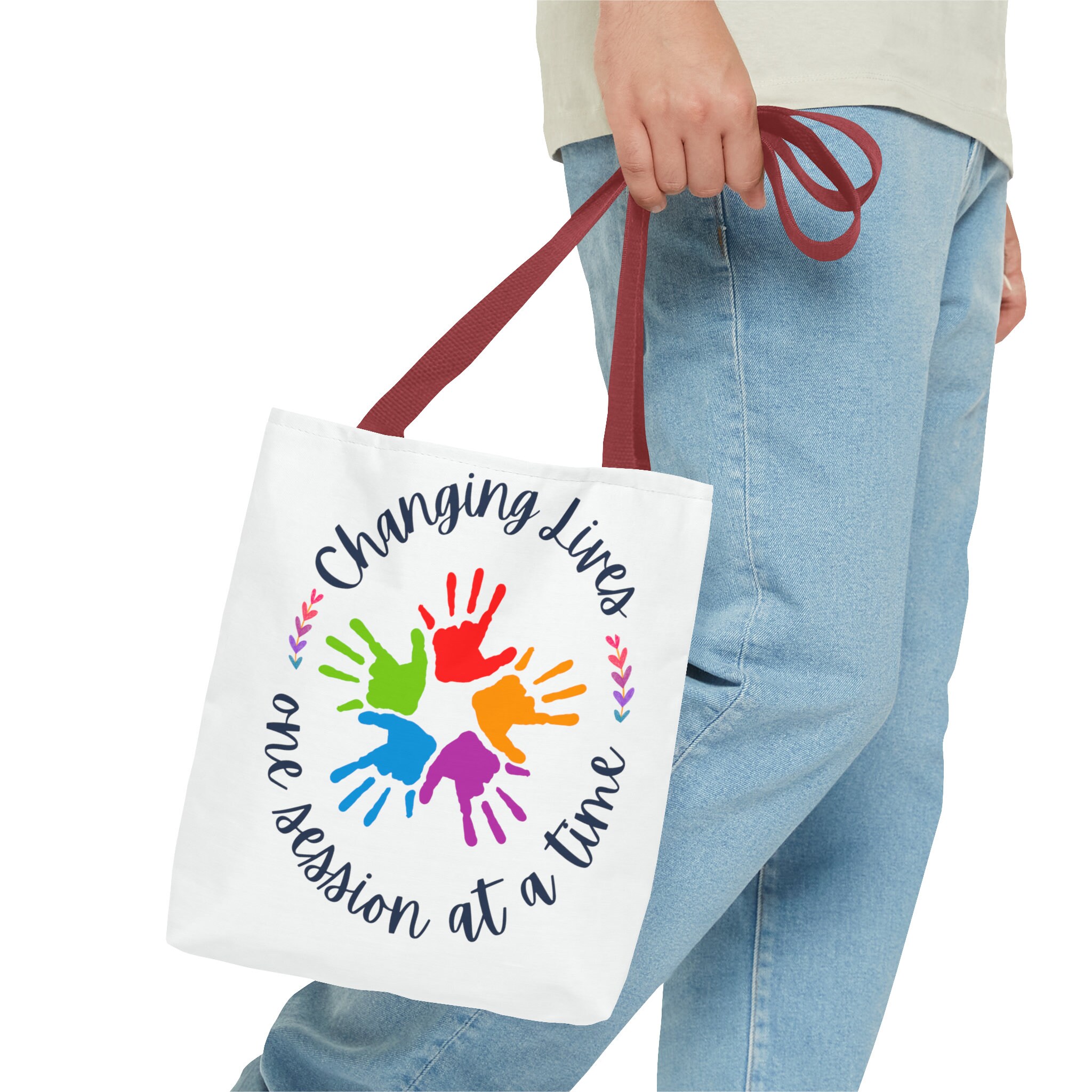 Changing Lives One Session at a Time Tote Bag ABA Therapy Tote ...