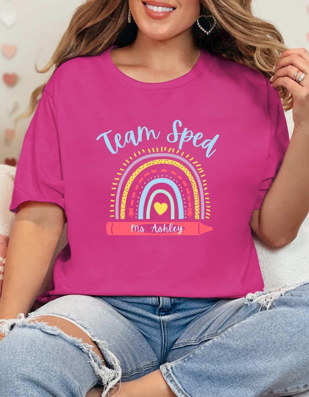 Custom Team SPED Shirt for Special Education Teachers & Special ...