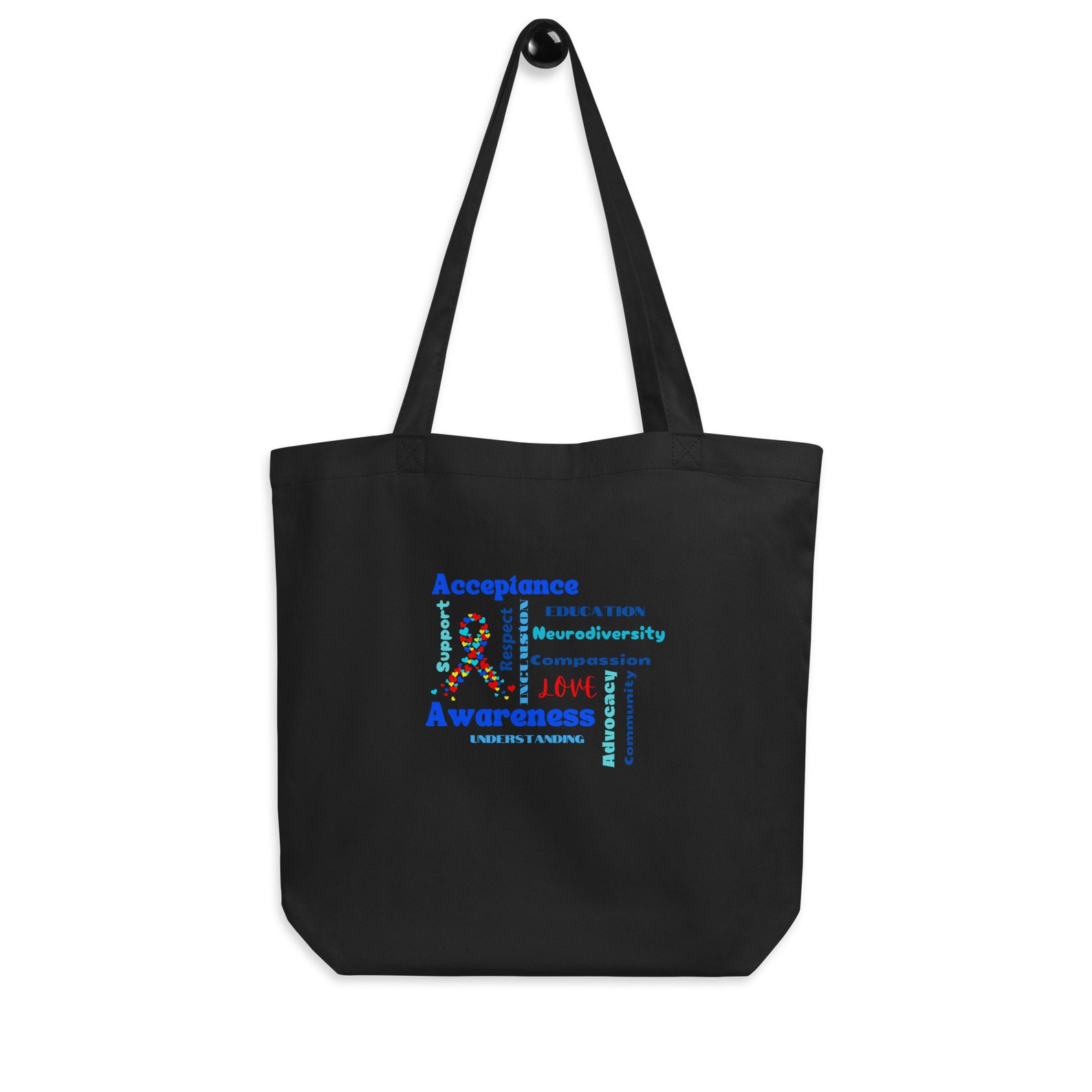 Autism Acceptance Tote Bag Show Your Support With This Inspiring Eco ...