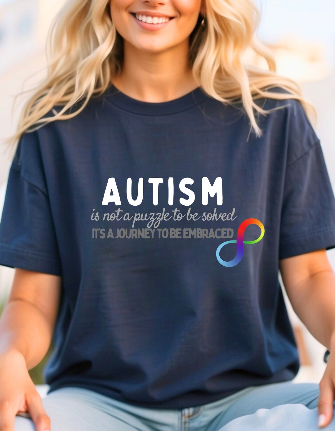 Autism Acceptance: Unisex Autism Shirt With Inspiring Message, Perfect ...