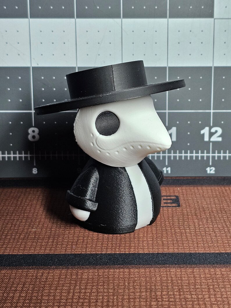 Cute Plague Doctor | 3D Printed | Chibi | Figure | Toy | FULL COLOR - Etsy