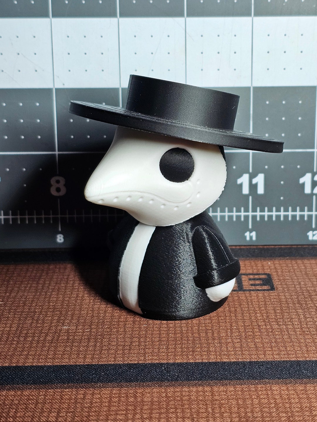 Cute Plague Doctor | 3D Printed | Chibi | Figure | Toy | FULL COLOR - Etsy