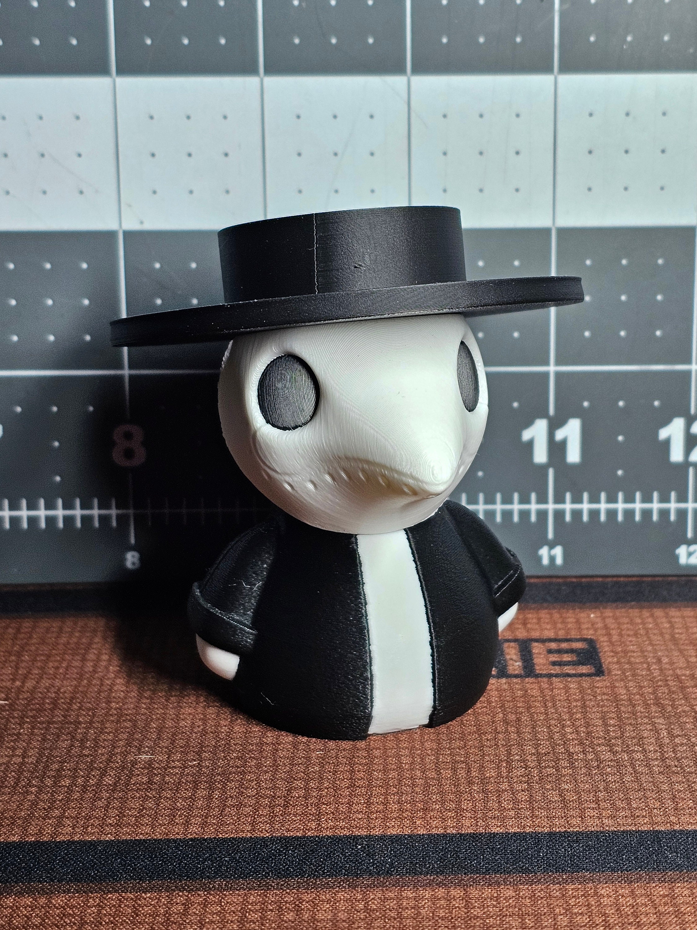 Cute Plague Doctor | 3D Printed | Chibi | Figure | Toy | FULL COLOR - Etsy