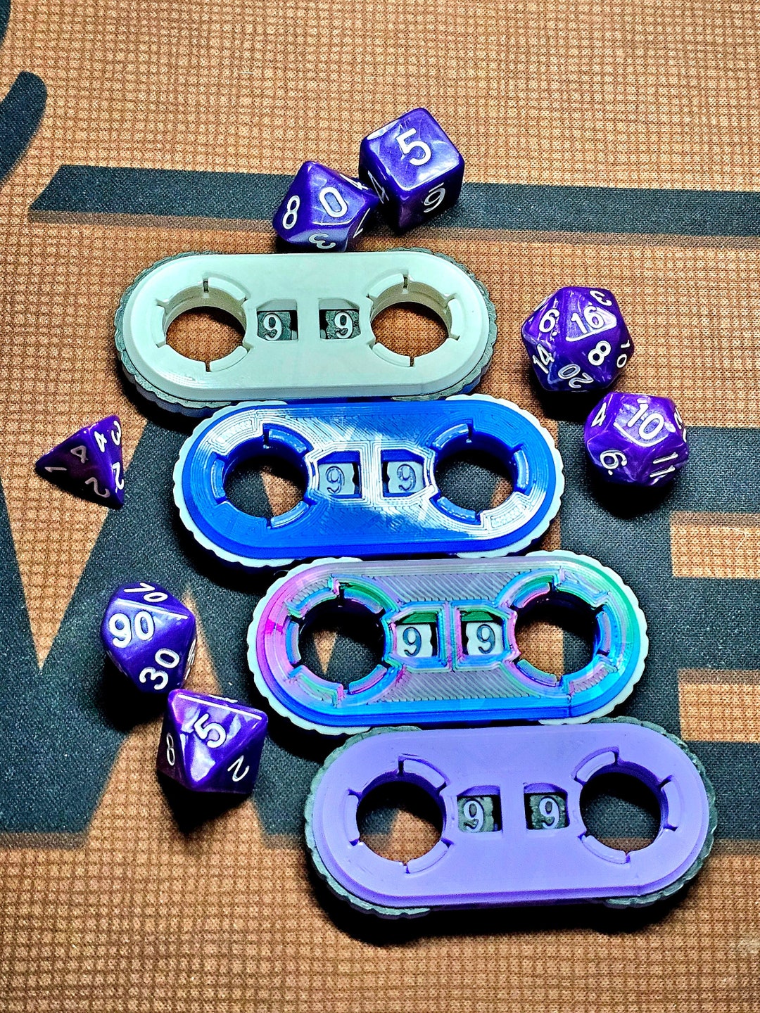 Rotating Dual Life Counter | SATISFYING & TACTILE | 99 Points ...