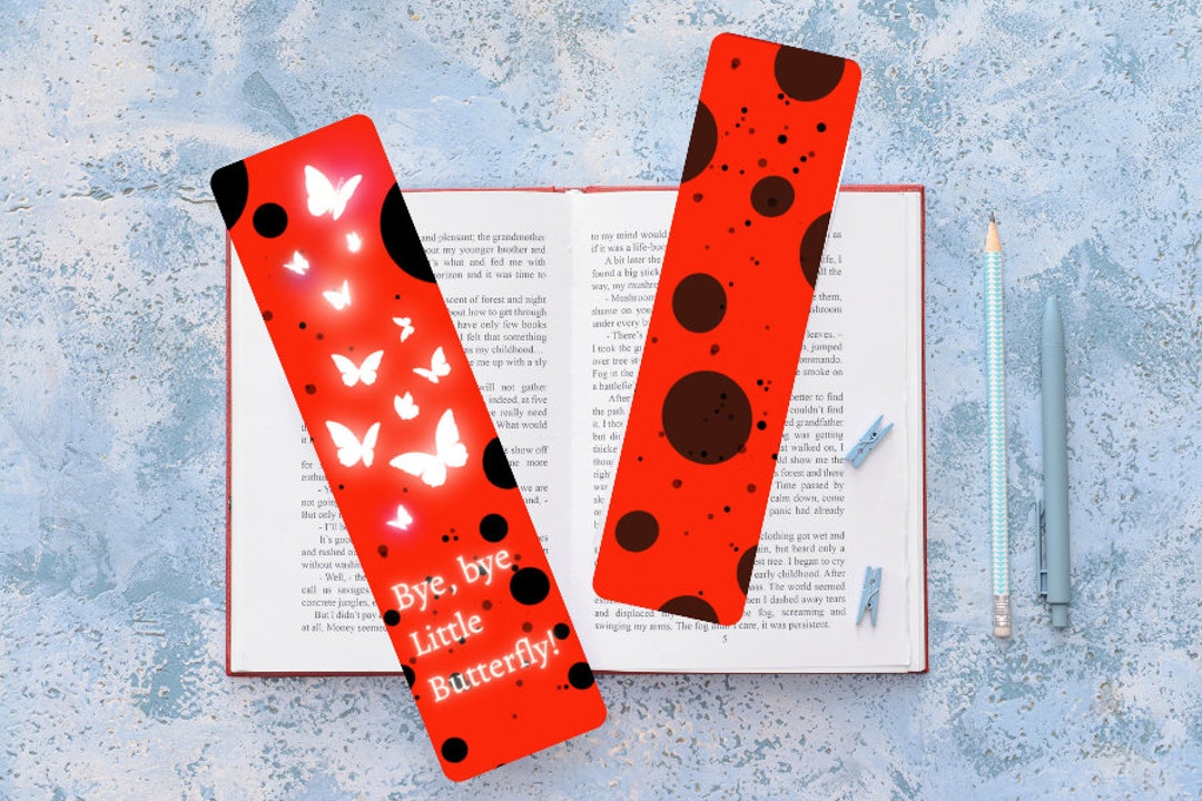 Miraculous Ladybug & Cat Noir Bookmarks - Etsy