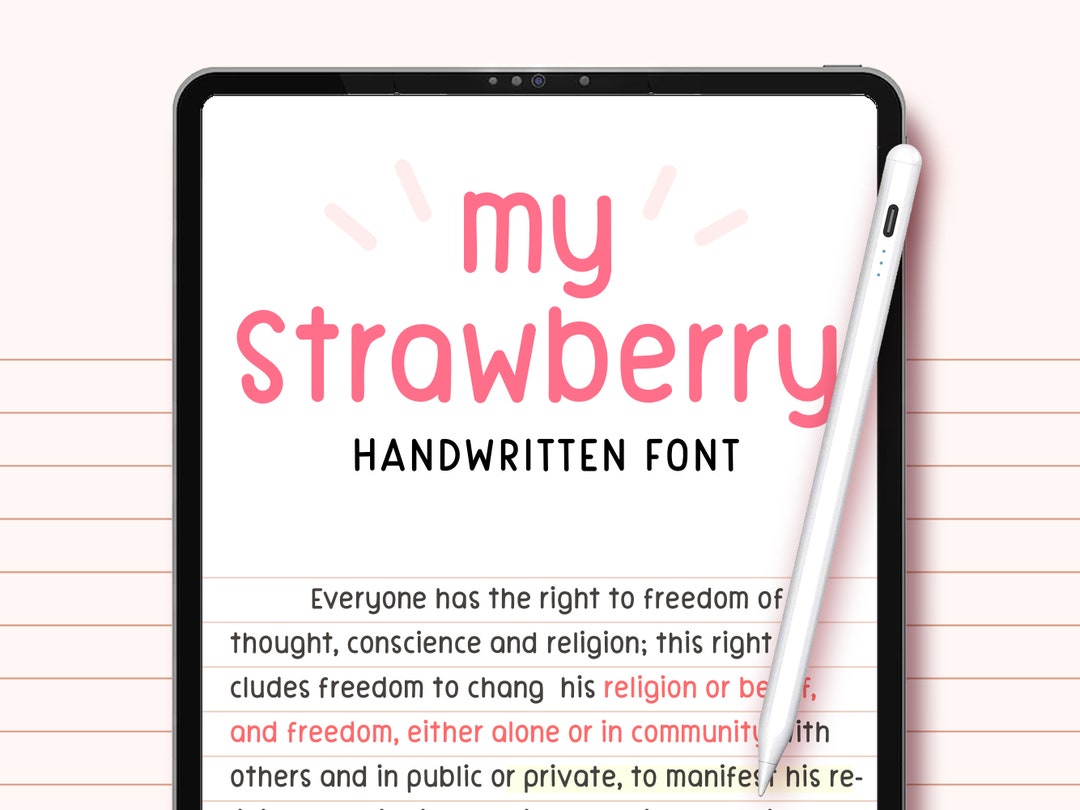 Neat Handwriting Font for Note, Neat Font Handwritten Digital Font ...