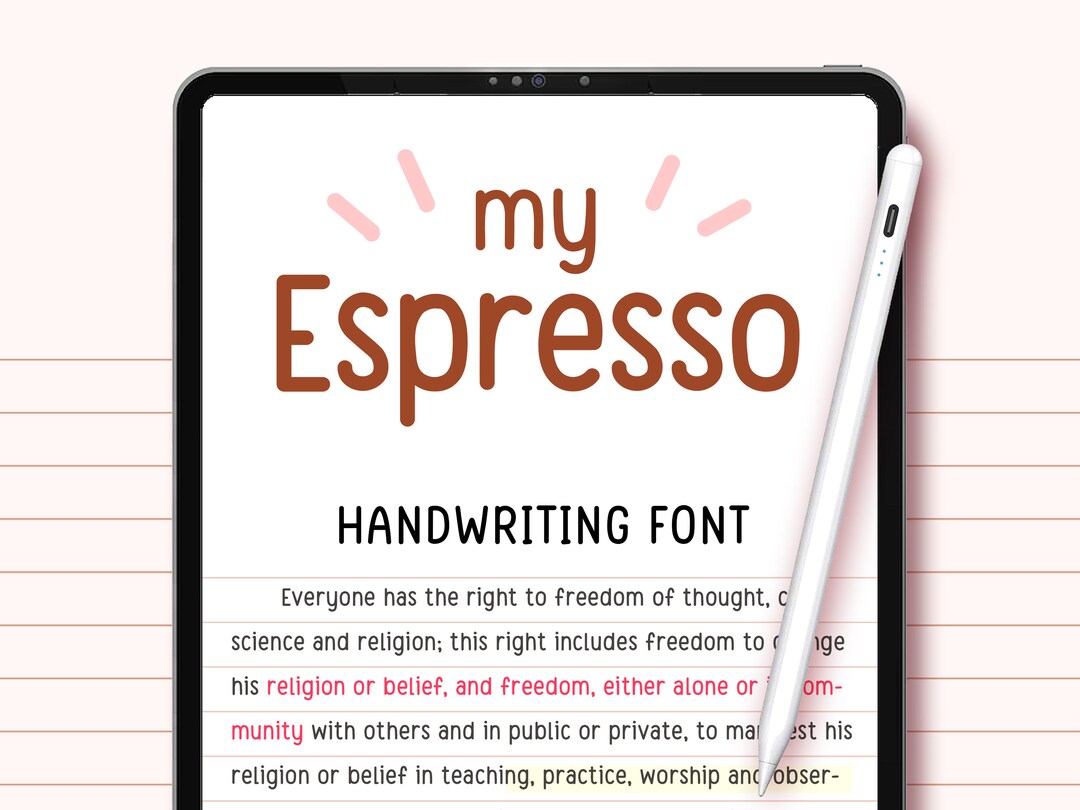 Neat Handwriting Font for Note, Neat Font Handwritten Digital Font ...