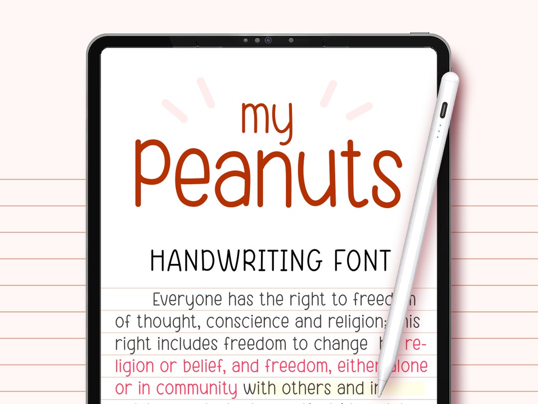 Neat Handwriting Font for Note, Neat Font Handwritten Digital Font ...