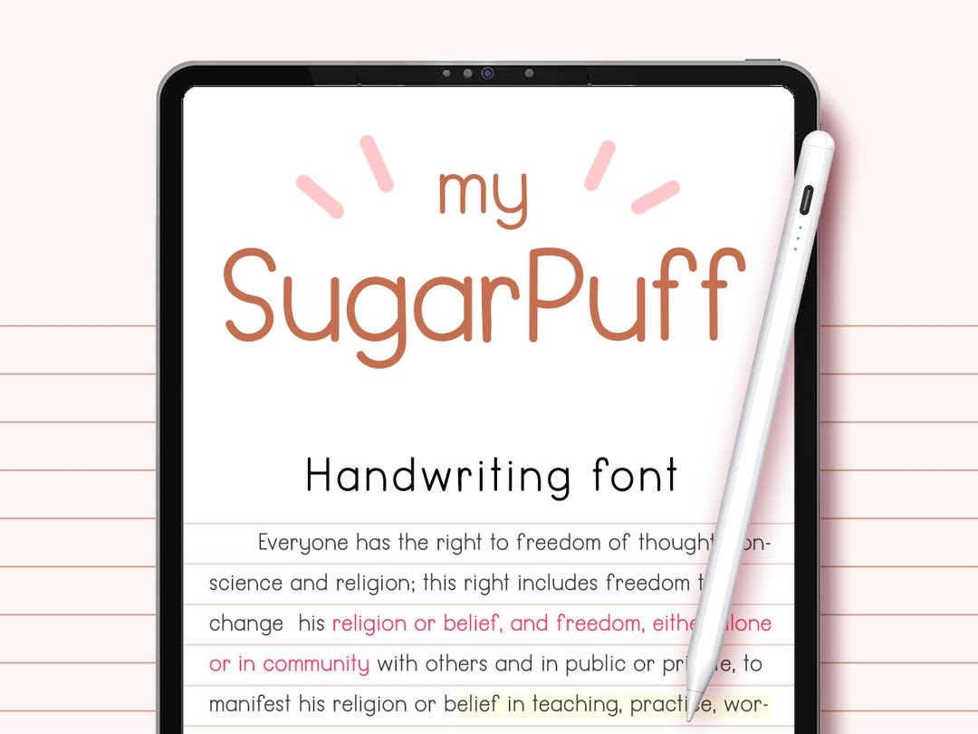 Neat Handwriting Font for Note, Neat Font Handwritten Digital Font ...