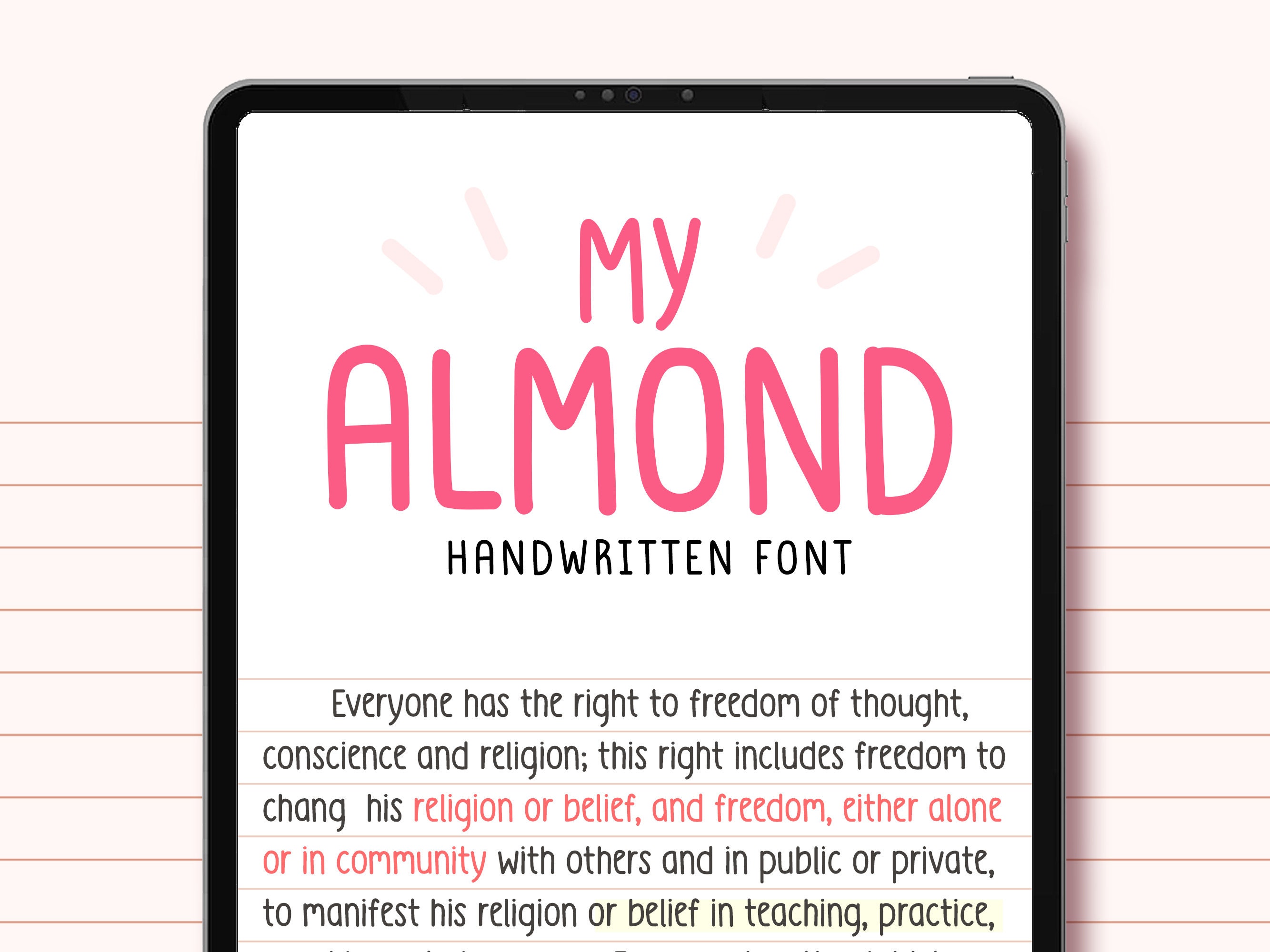 Neat Handwriting Font, Neat Font, iPad Font Goodnotes, Neat Handwritten ...