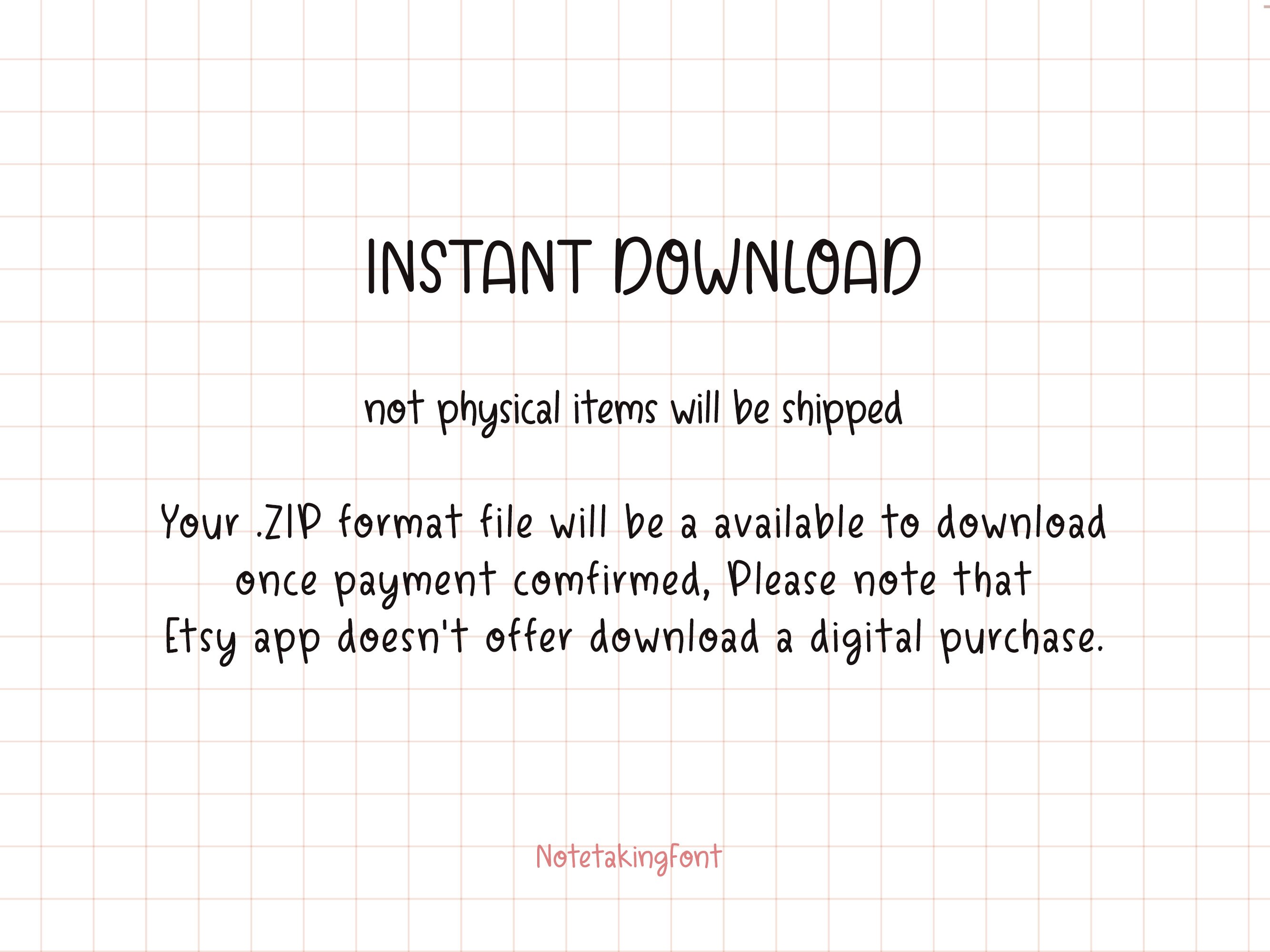 Realistic Handwriting Font Cute Font Ipad Font Goodnotes Etsy