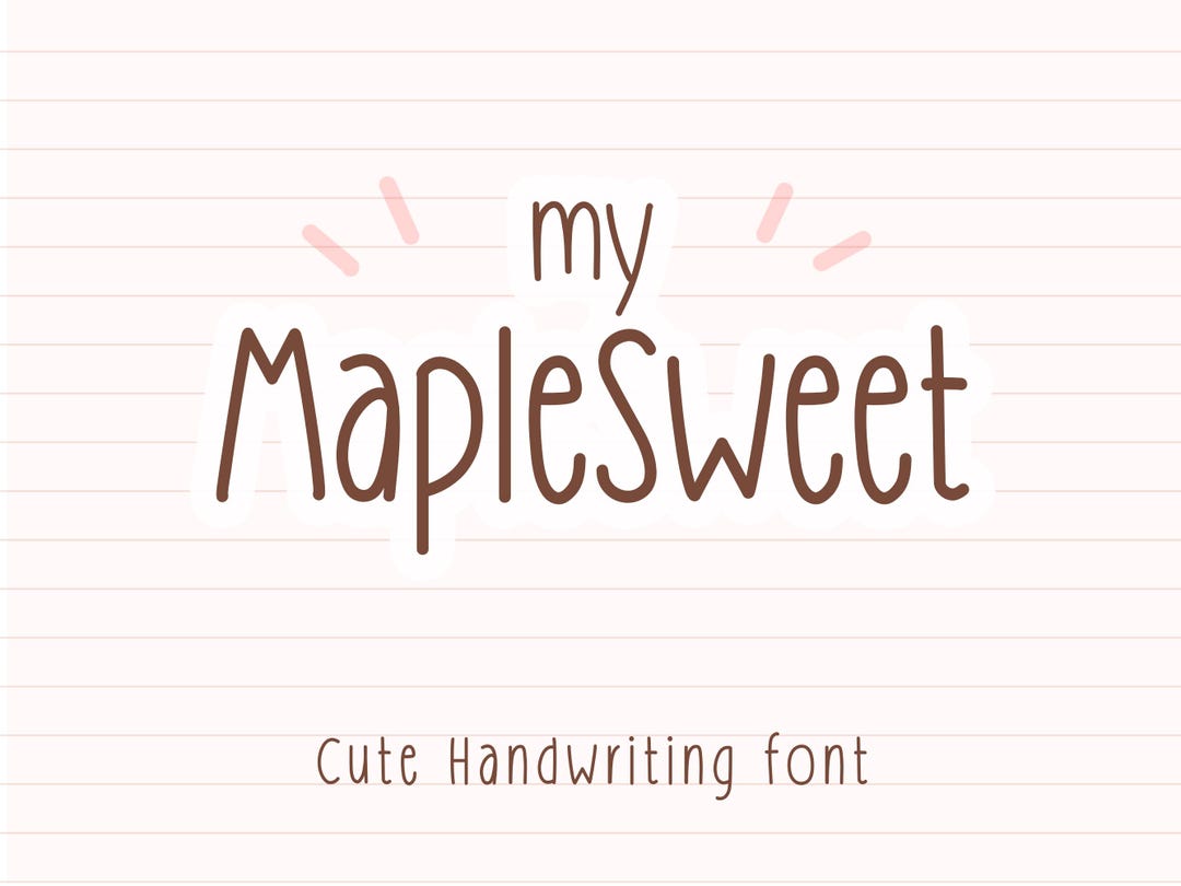 Neat Handwriting Font for Note, Neat Font Handwritten Digital Font ...