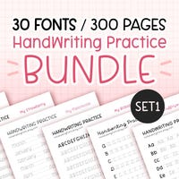 Write the Sentence Worksheets, Handwriting Trace Fun Facts, Printable ...