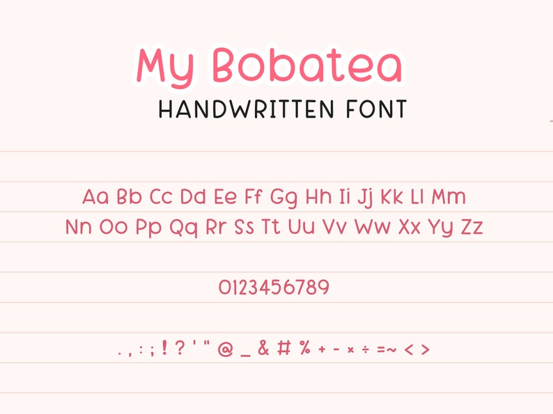 Cute Handwriting Practice Sheet, Neat Handwriting Workbook, Cute Hand ...