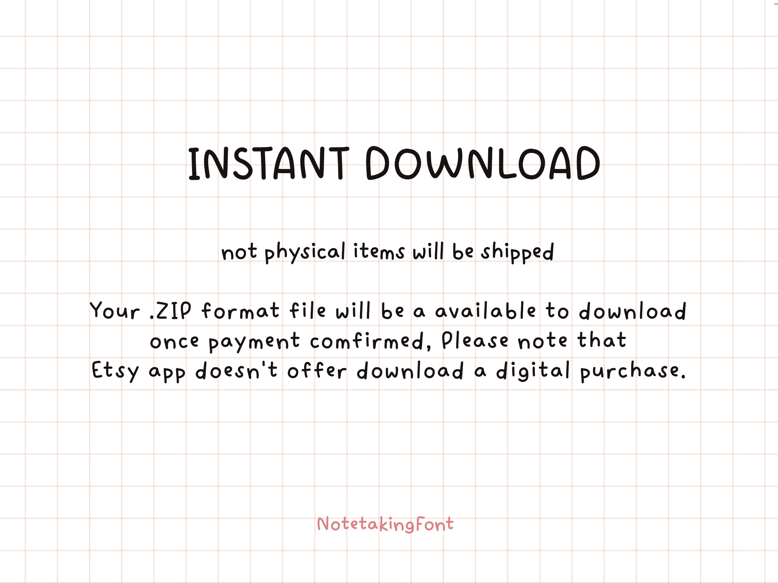Realistic Handwriting Font, Cute Font, iPad Font Goodnotes, Realistic ...