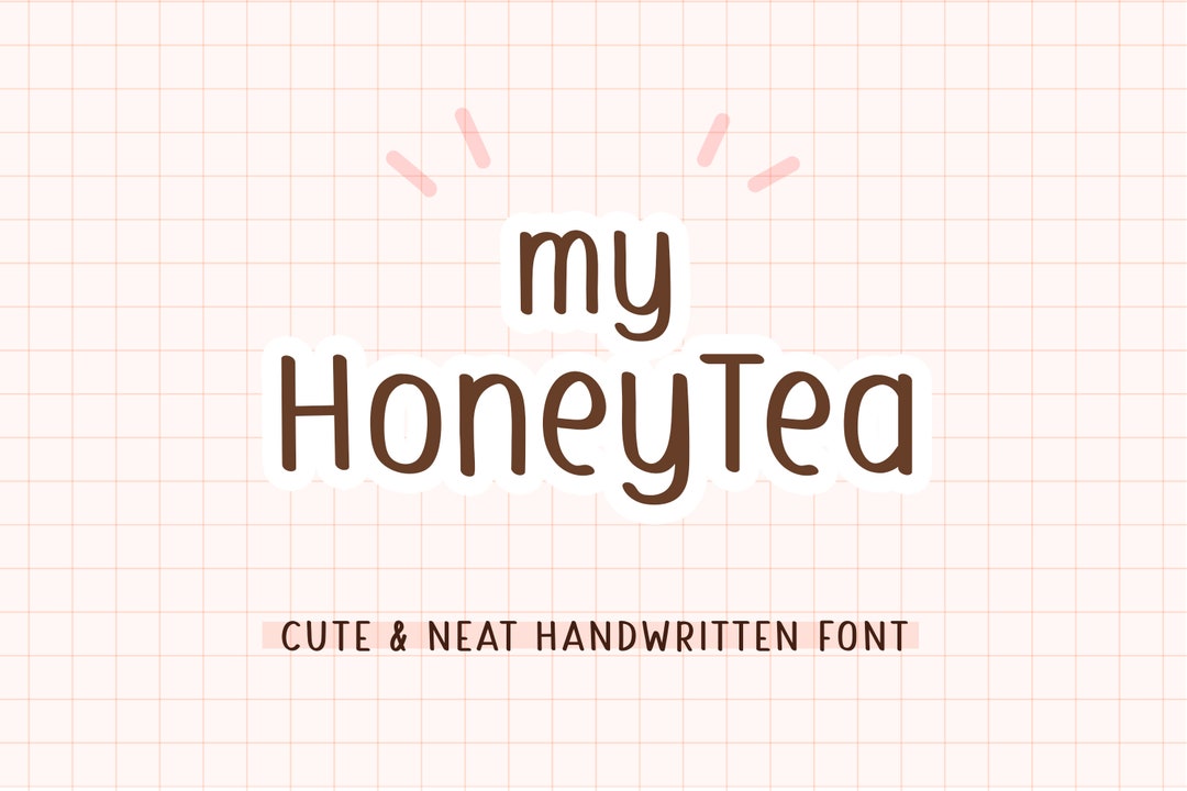 Neat Handwriting Font for Note, Neat Font Handwritten Digital Font ...
