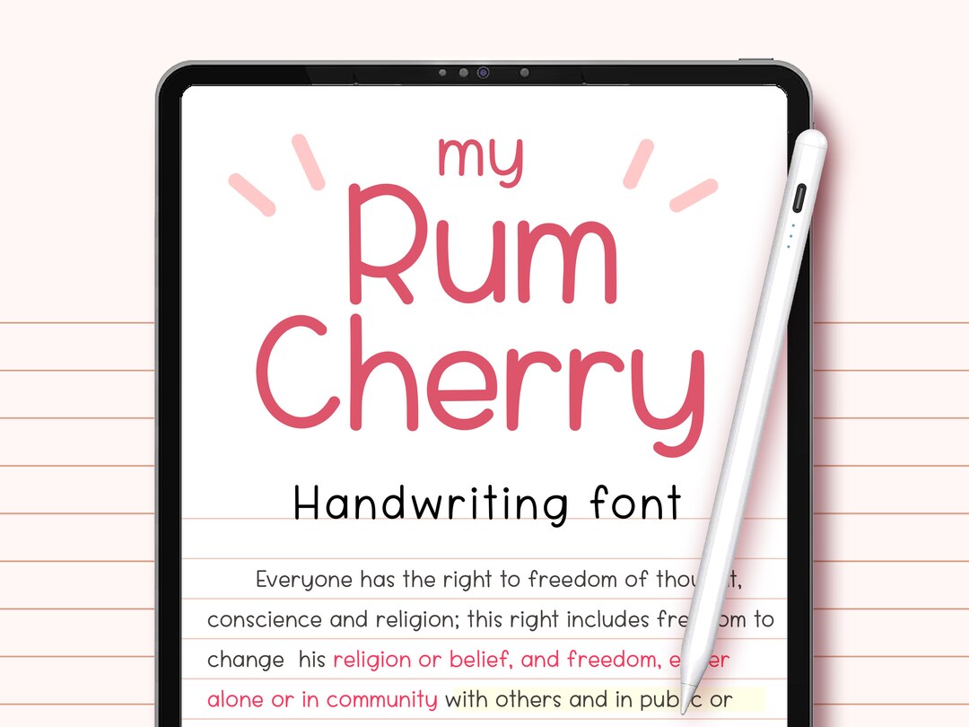 Neat Handwriting Font for Note, Neat Font Handwritten Digital Font ...