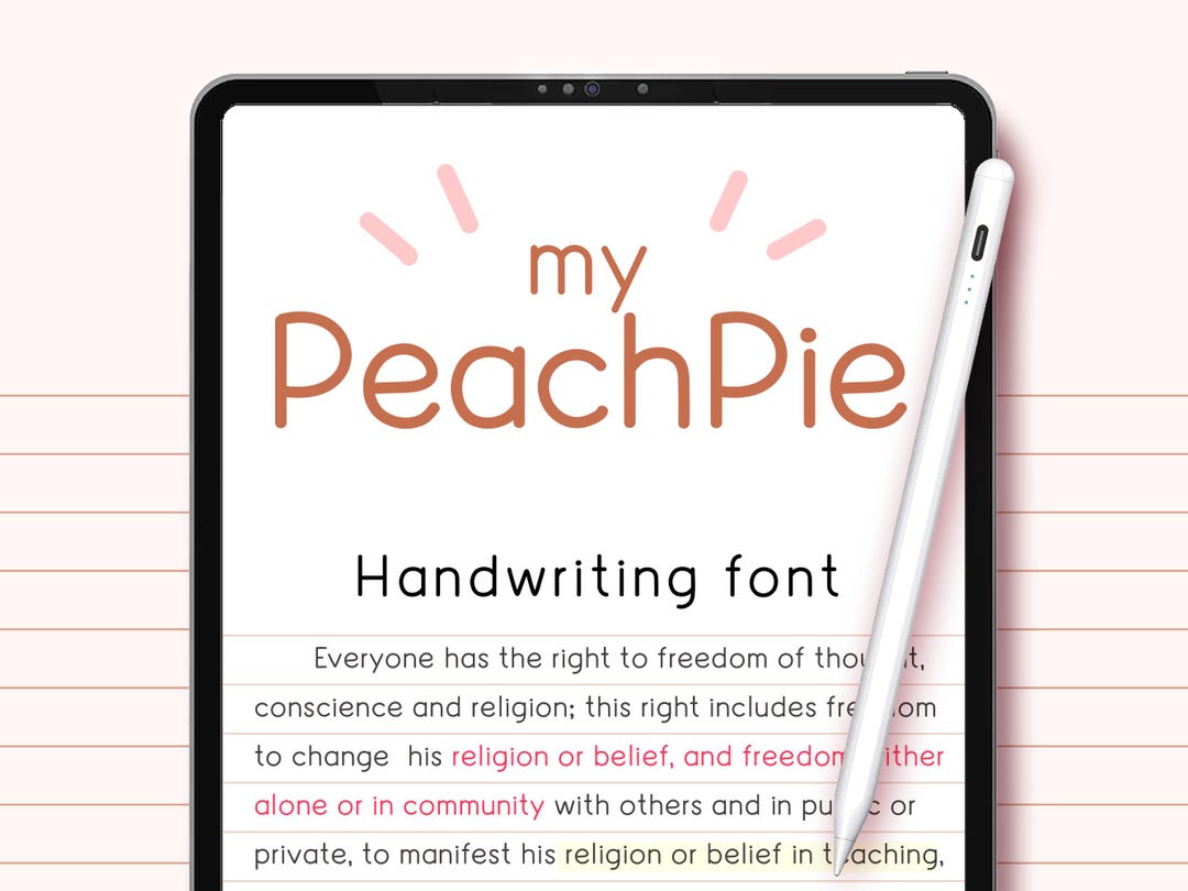 Neat Handwriting Font for Note, Neat Font Handwritten Digital Font ...