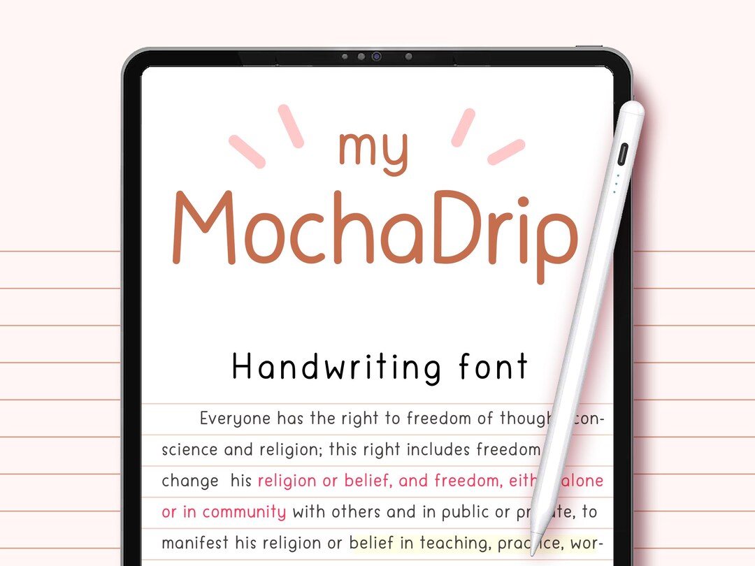 Neat Handwriting Font for Note, Neat Font Handwritten Digital Font ...