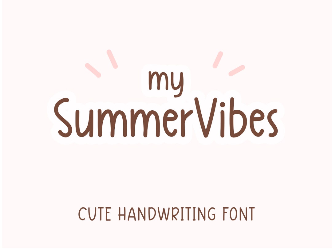 Neat Handwriting Font for Note, Neat Font Handwritten Digital Font ...