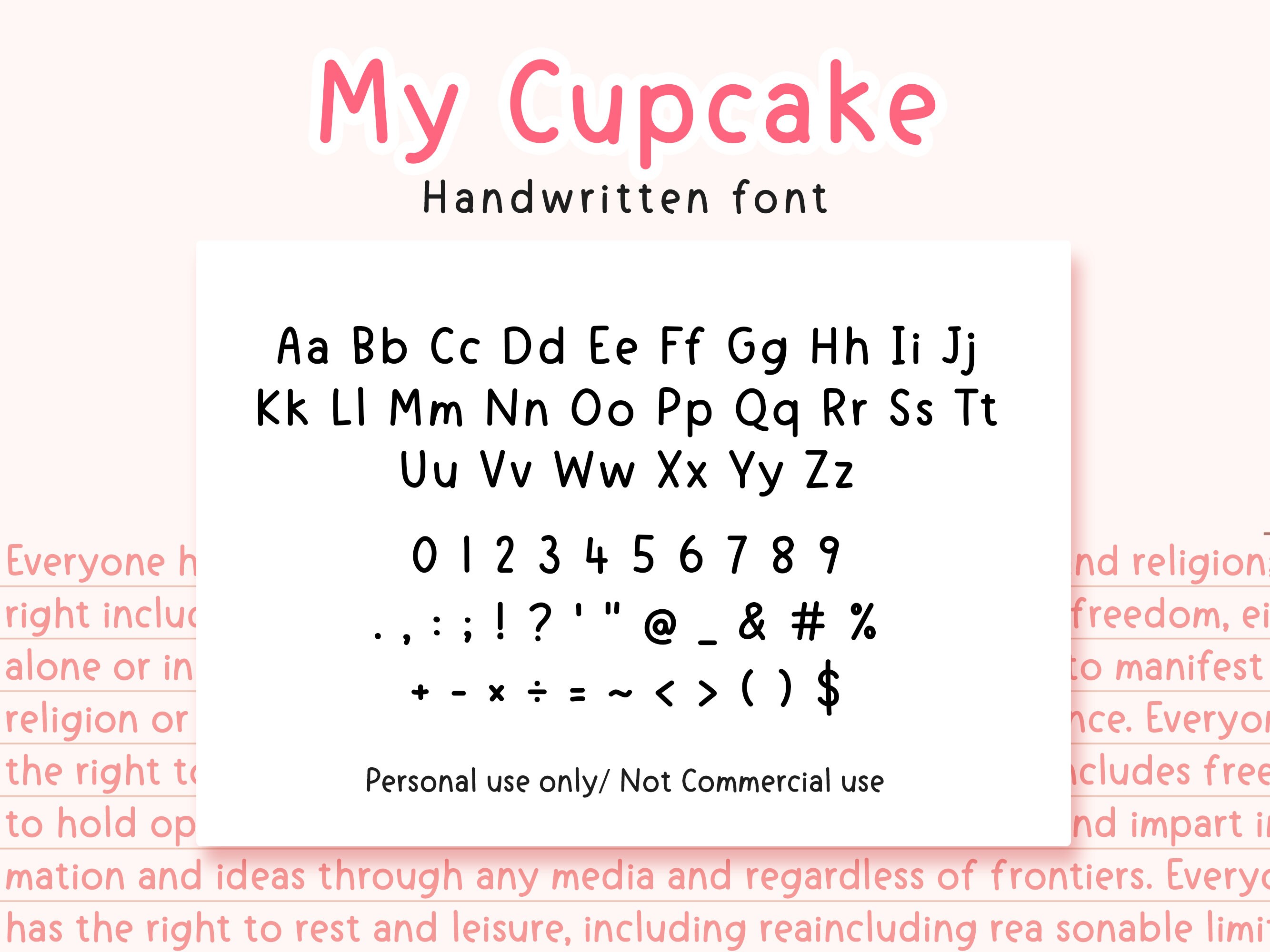 Handwritten Font Goodnotes Simple Font Study Note Font Cute - Etsy