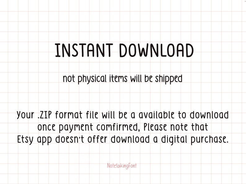 30 Font Bundle Handwritten Font Goodnotes Simple Font Study Digital ...