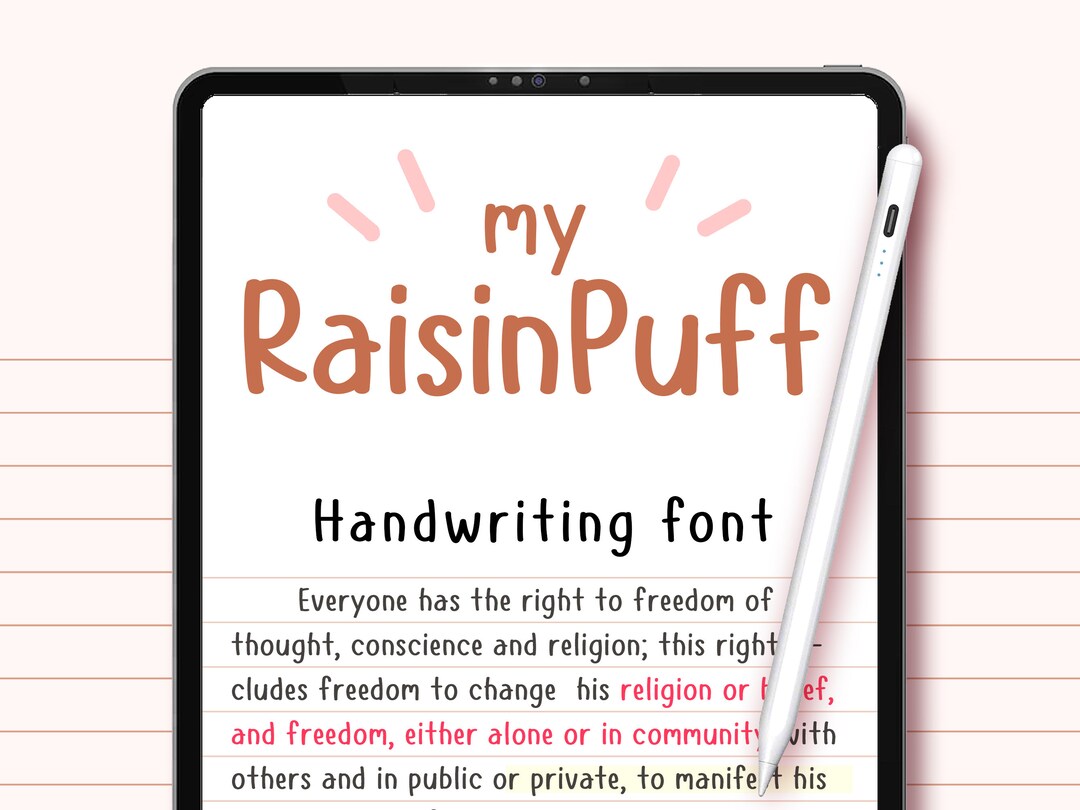 Neat Handwriting Font for Note, Neat Font Handwritten Digital Font ...