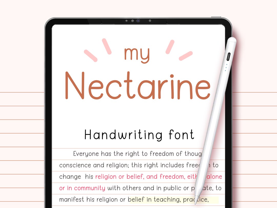 Neat Handwriting Font, Neat Font, iPad Font Goodnotes, Neat Handwritten ...
