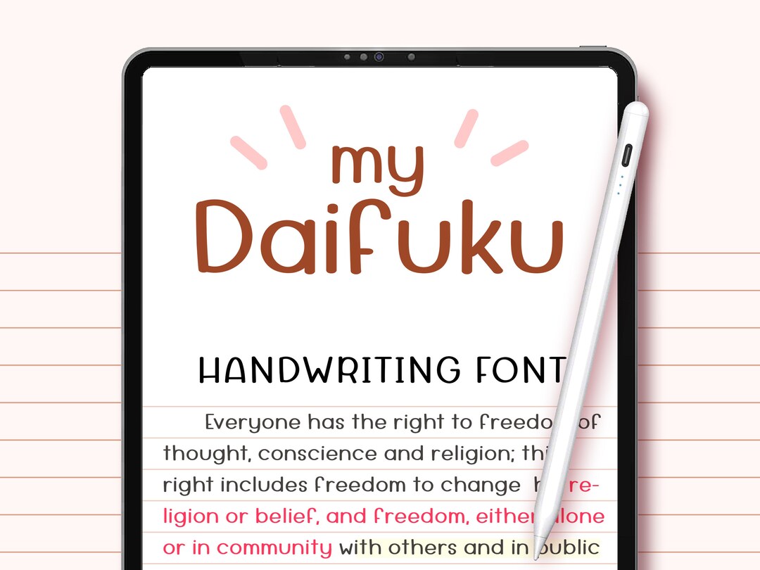 Neat Handwriting Font for Note, Neat Font Handwritten Digital Font ...