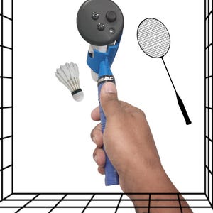 Quest 3 Badminton VR Adapter: Lightweight PLA, 20cm Handle - Etsy