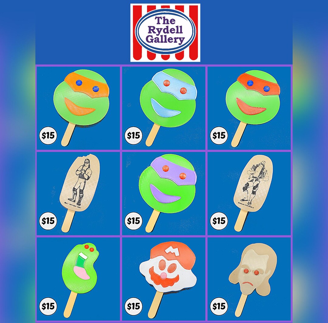 Ice Cream Bar Replicas 3d Printed (WWF Hulkster) - Etsy