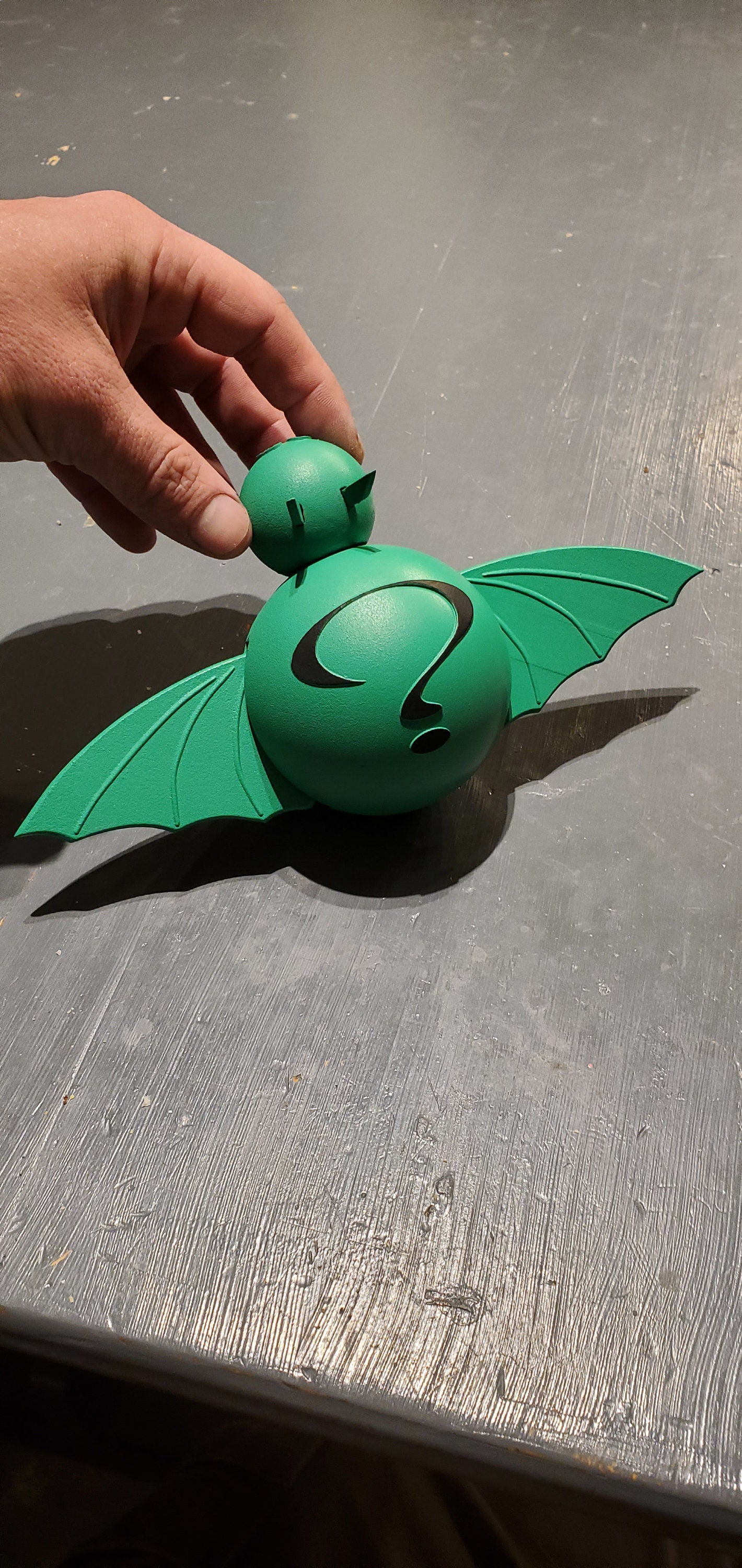 Batman Forever Riddler Batbomb and Base - Etsy