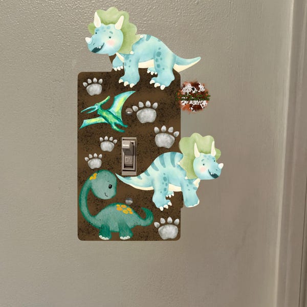Switch Covers Dinosaur - Etsy