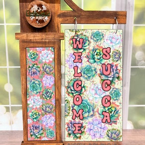 Welcome Succa Succulent Sublimation Design-digital Download-instant ...