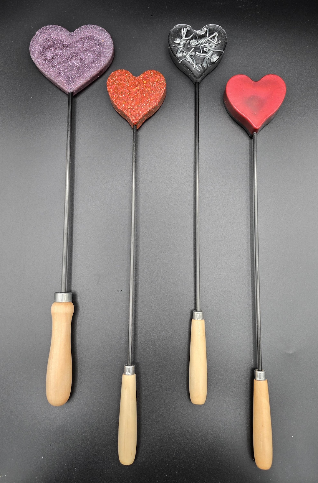 Unique BDSM Evil Stick Sadistic Lollipop Hearts Kink Handmade Dungeon ...