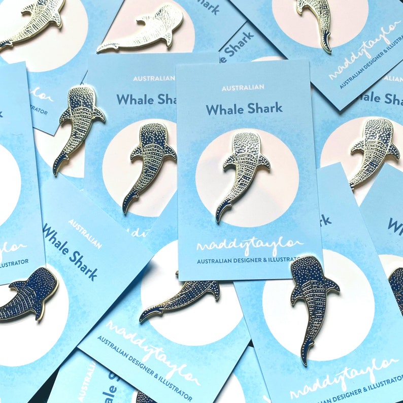 Whale Shark Australian Native Enamel Pin - Etsy