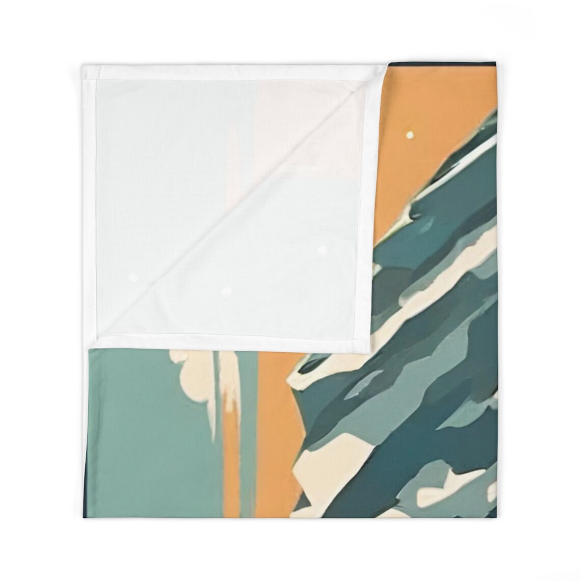 Ski Mountain Baby Swaddle Blanket, Snow Mountain, Ski, Snowboard, Ski ...